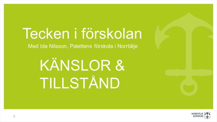 Tecken i förskolan