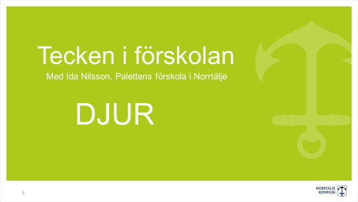 Tecken i förskolan